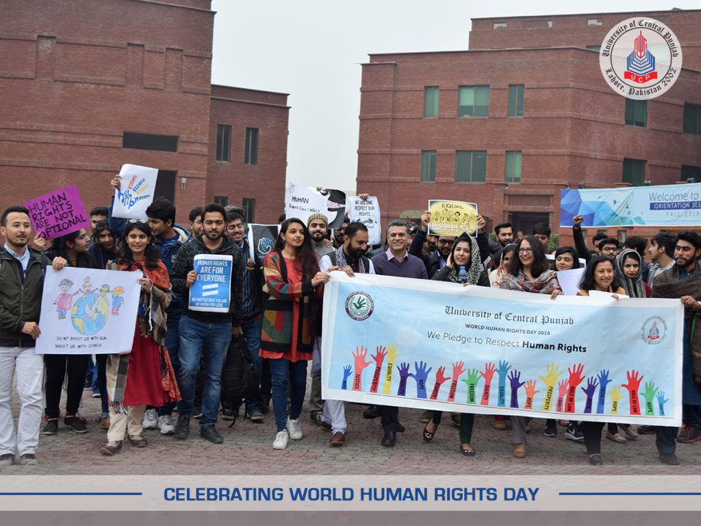 Human Rights Day Celebration - University of Central Punjab
