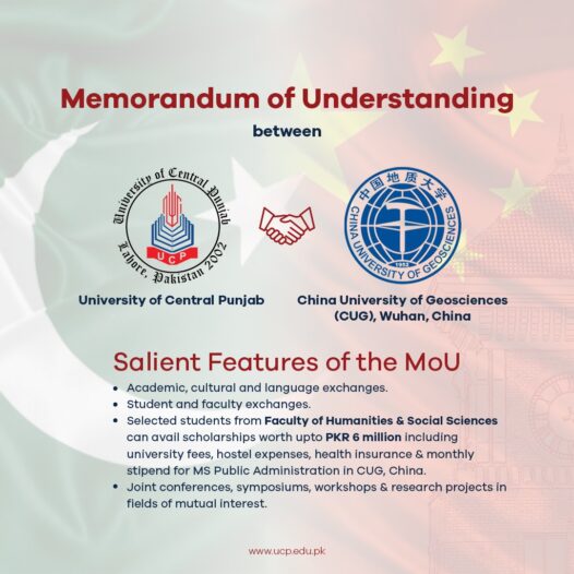 Pak- china mem - University of Central Punjab