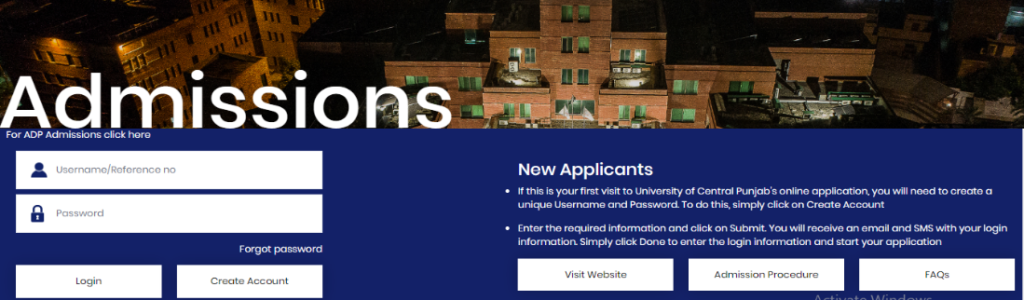 Apply to UCP's Spring 2023 Online Admission Now! - University of ...